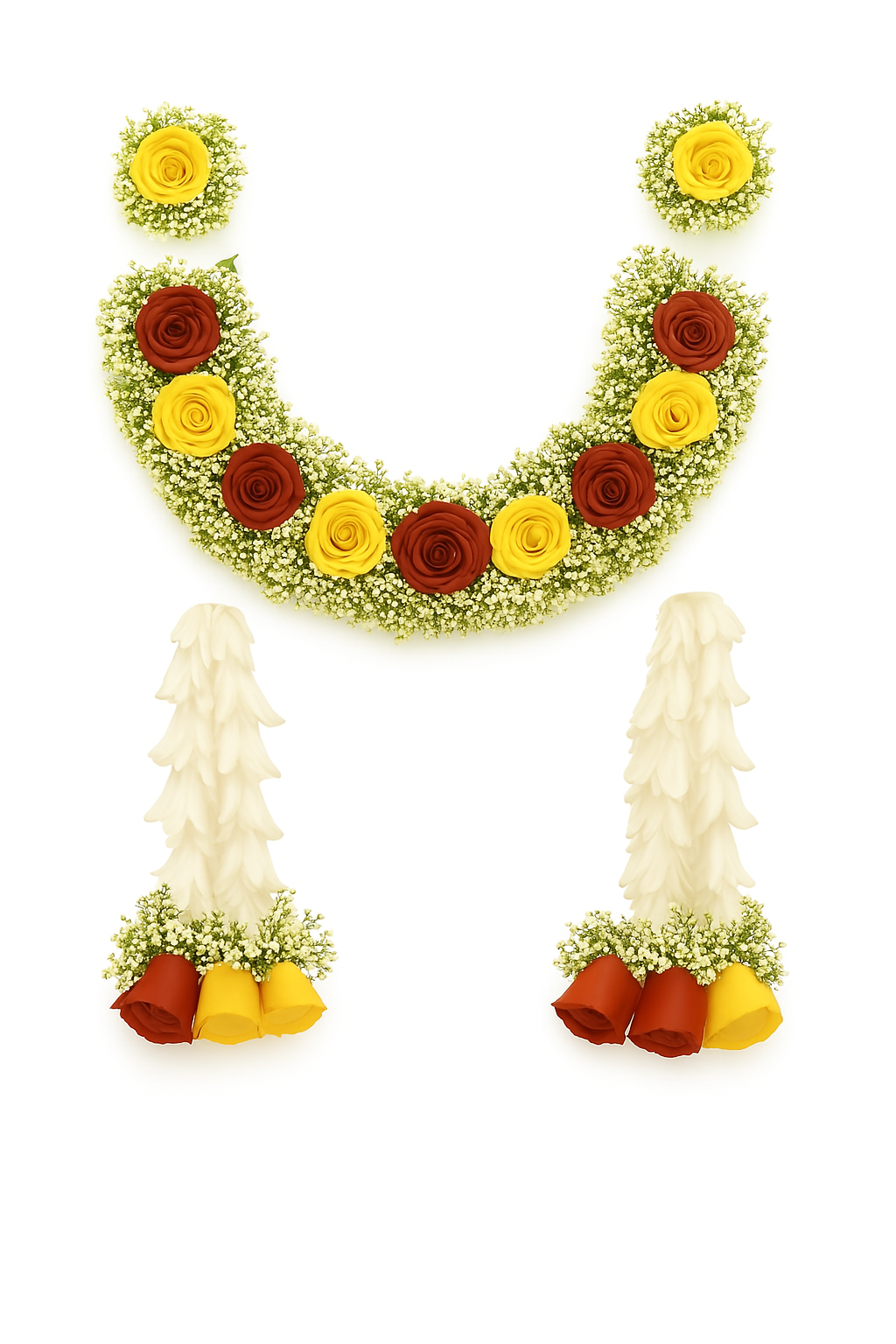 Royal Bridal Pelli Poola Jada Set – flowerrange.in